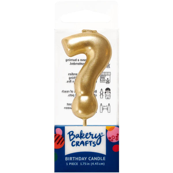 Question Mark Candle - Gold – Crafty Cake Shop