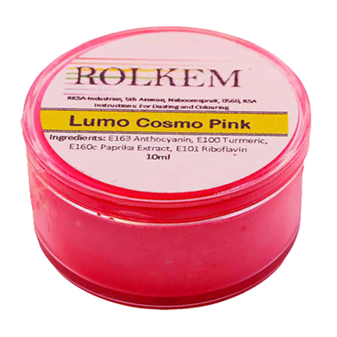 Rolkem Lumo UV-Fluorescent Powder Food Color, 10-Milliliter-Volume cos ...
