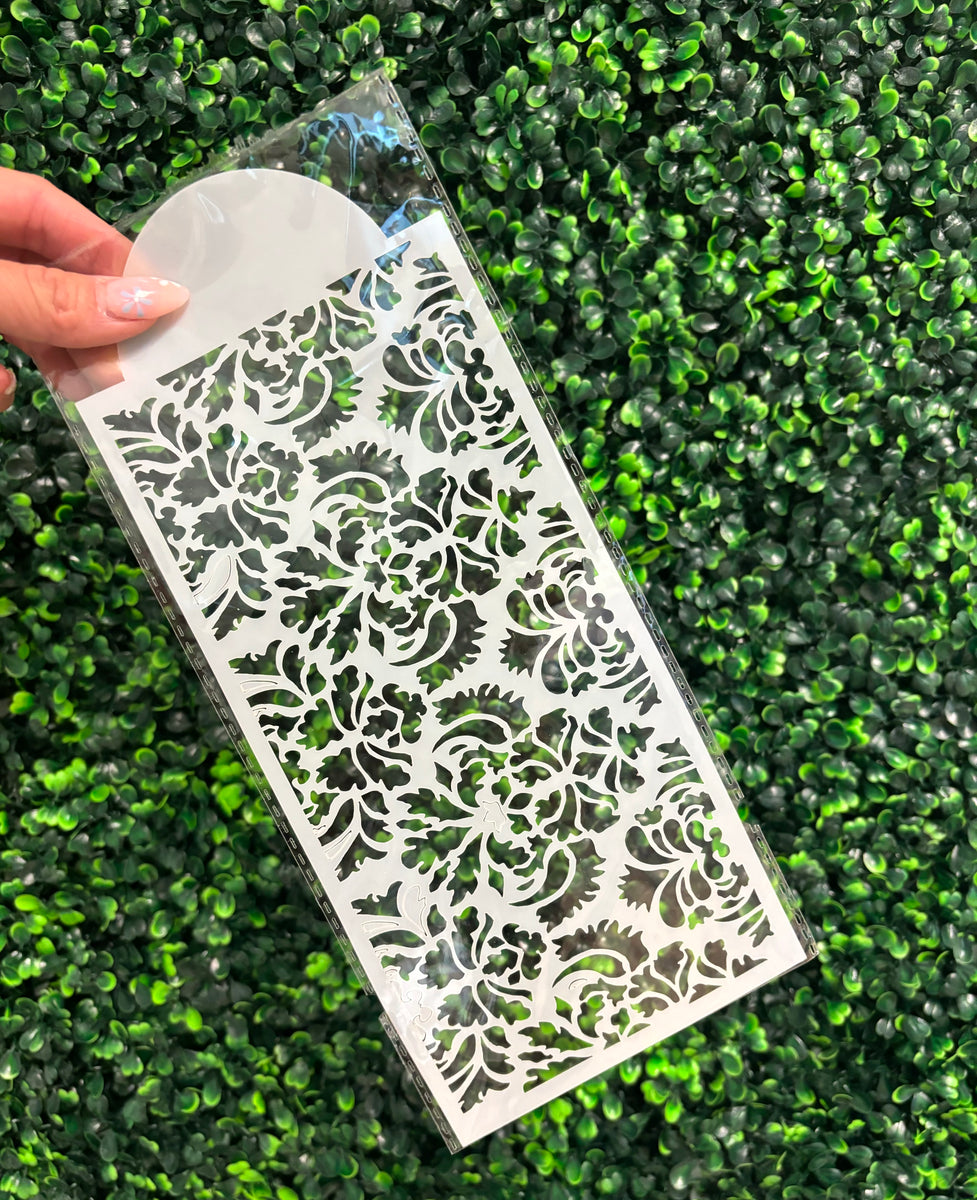 Damask Cake Stencil – Crafty Cake Shop