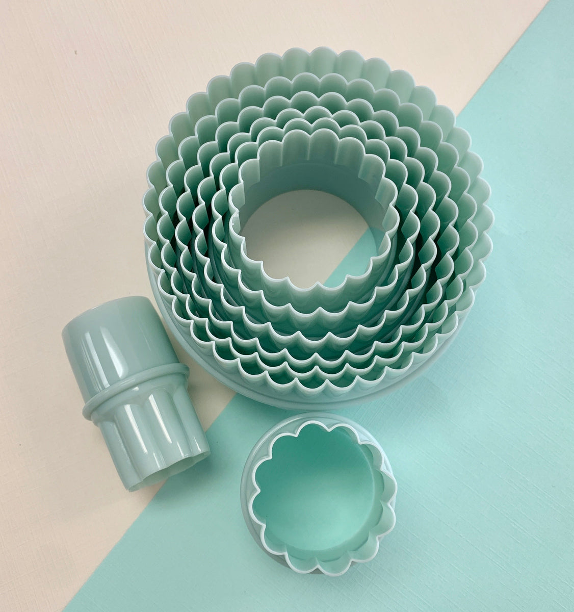 8pc Round Cutter Set Double Sided – Crafty Cake Shop