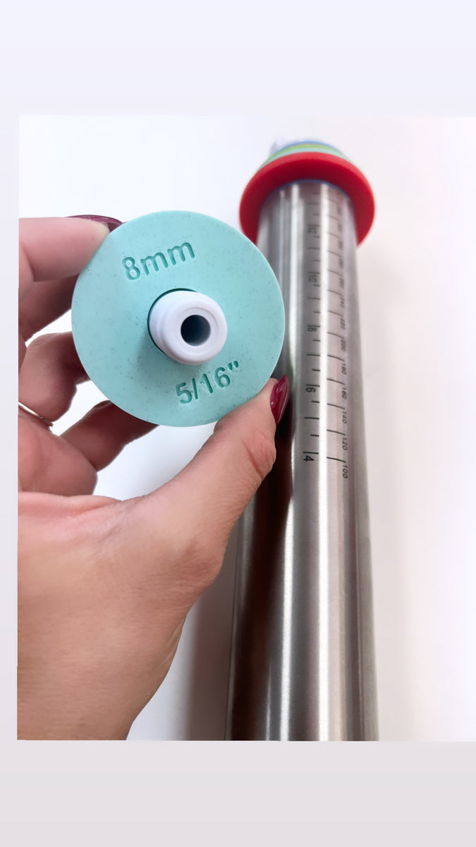 8mm Rolling pin guide set – Crafty Cake Shop