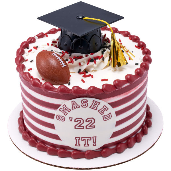 Mini Black Grad Cap Topper – Crafty Cake Shop