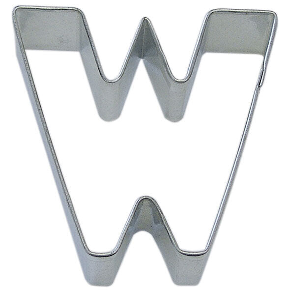 3" Letter W Cookie Cutter – Crafty Cake Shop