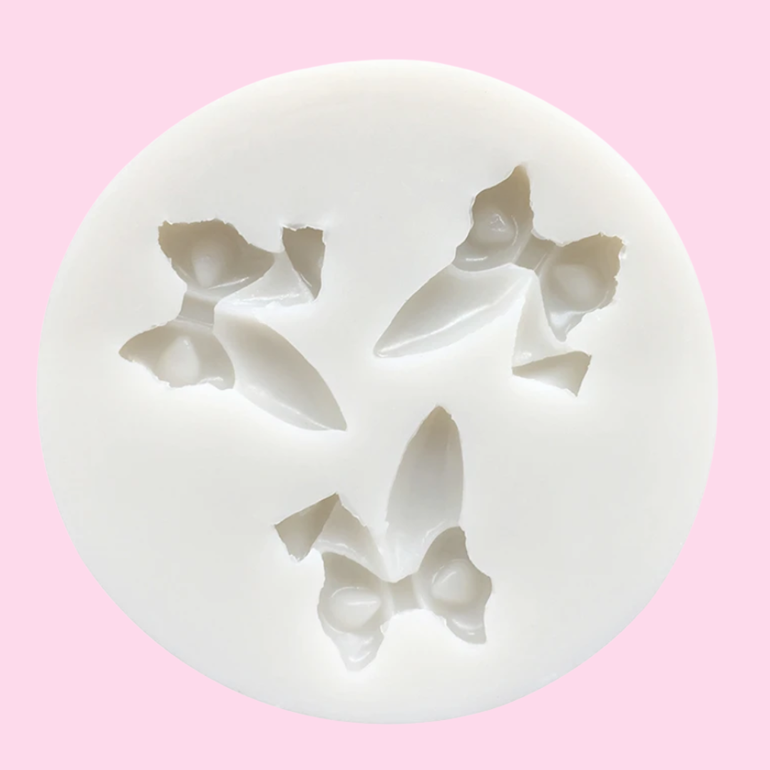 Mini Bunny Ears With Bow – Crafty Cake Shop