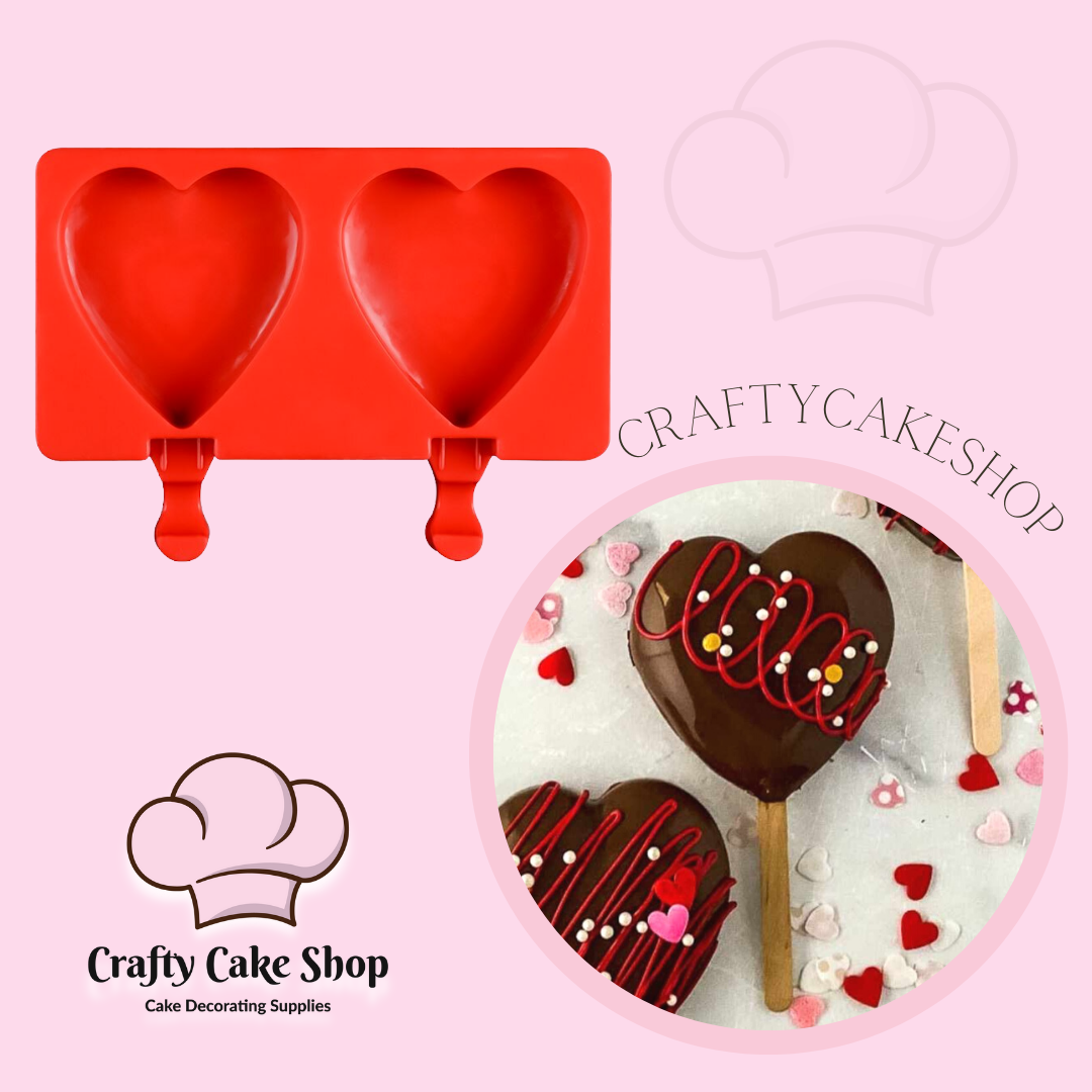 Heart Cakesicle Mold – Crafty Cake Shop