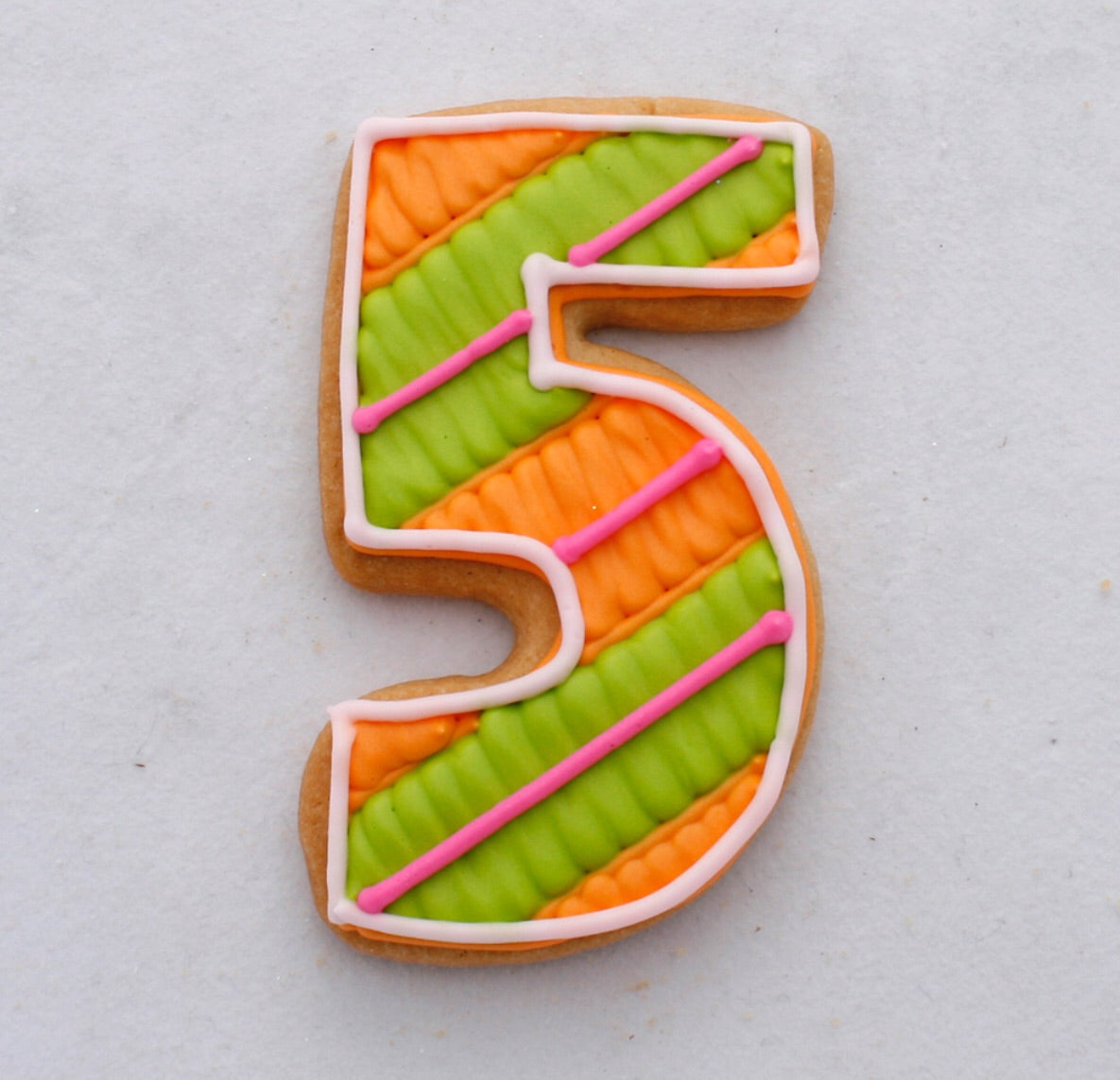 Number 5 Cookie Cutter – Crafty Cake Shop