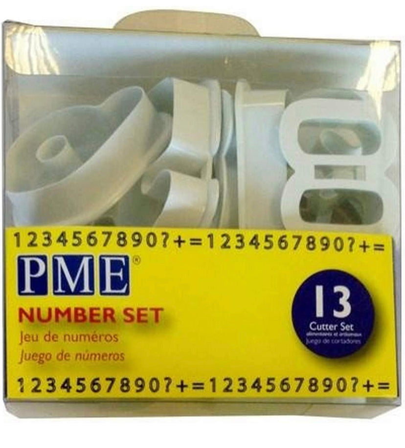 PME Number Cutter Set – Crafty Cake Shop
