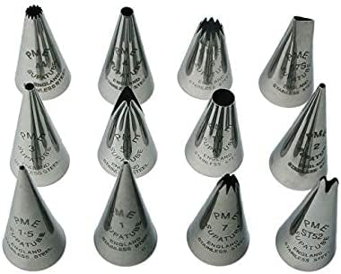 PME Supa Tube - Set of 12 Tips – Crafty Cake Shop