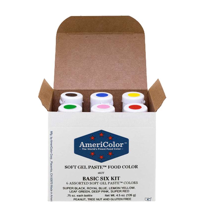 Americolor Basic Six Kit – Crafty Cake Shop